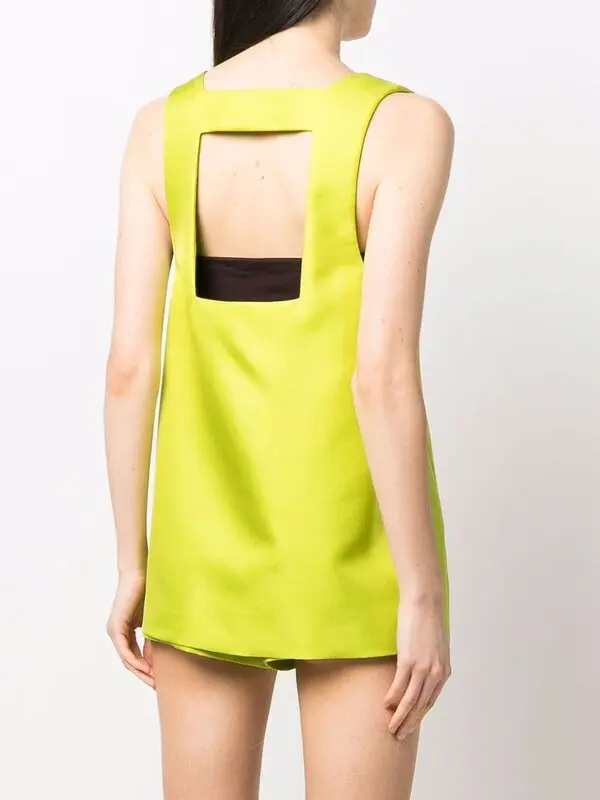 Emilio Pucci Button-fastening Pinafore Dress
