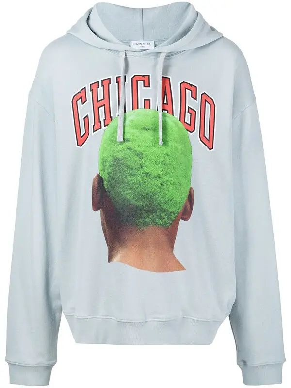 IH NOM UH NIT Chicago Graphic Hoodie - Blue
