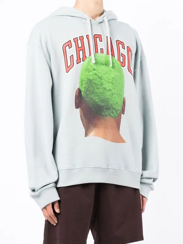 IH NOM UH NIT Chicago Graphic Hoodie - Blue