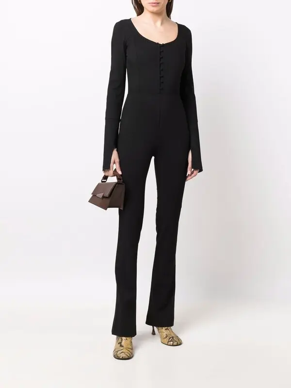 Acne Studios Long-sleeve Twill Jumpsuit