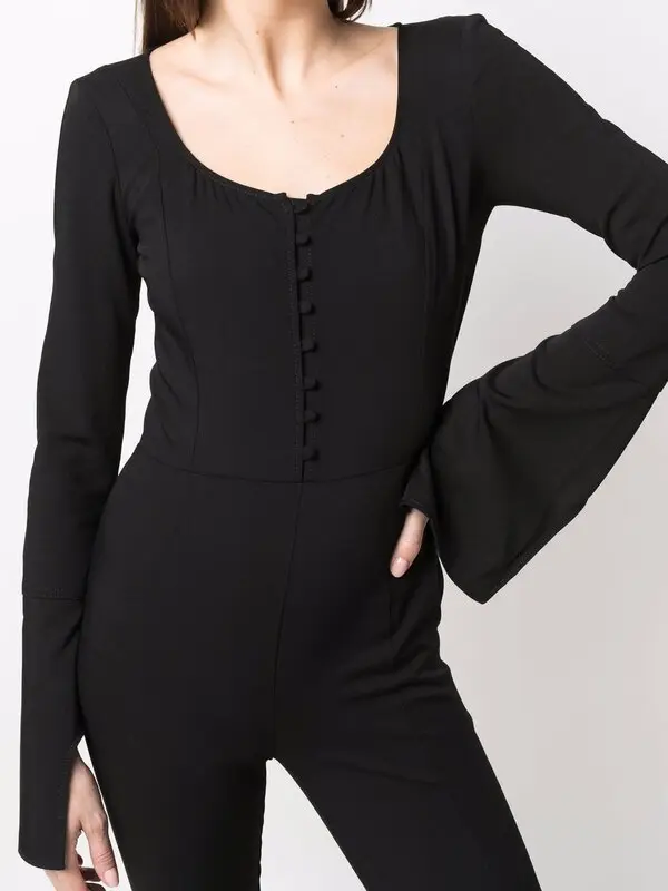 Acne Studios Long-sleeve Twill Jumpsuit
