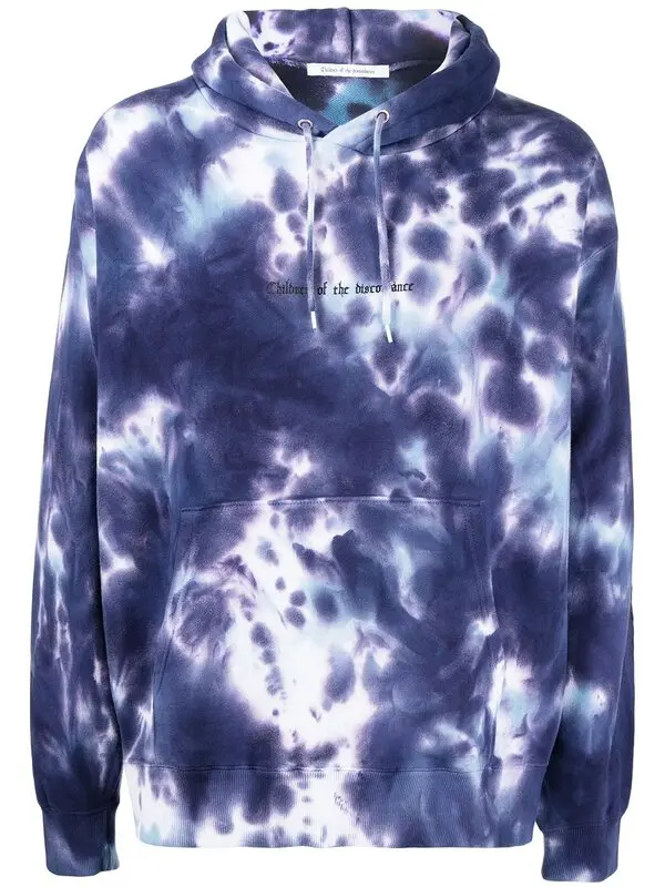 CHILDREN OF THE DISCORDANCE Tie-dye Pullover Hoodie - Blue