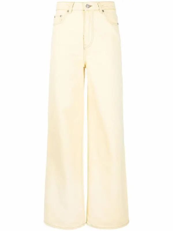 GANNI Magny Wide-leg Jeans