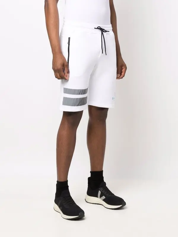 Paul & Shark Cotton Shorts With Shark Print