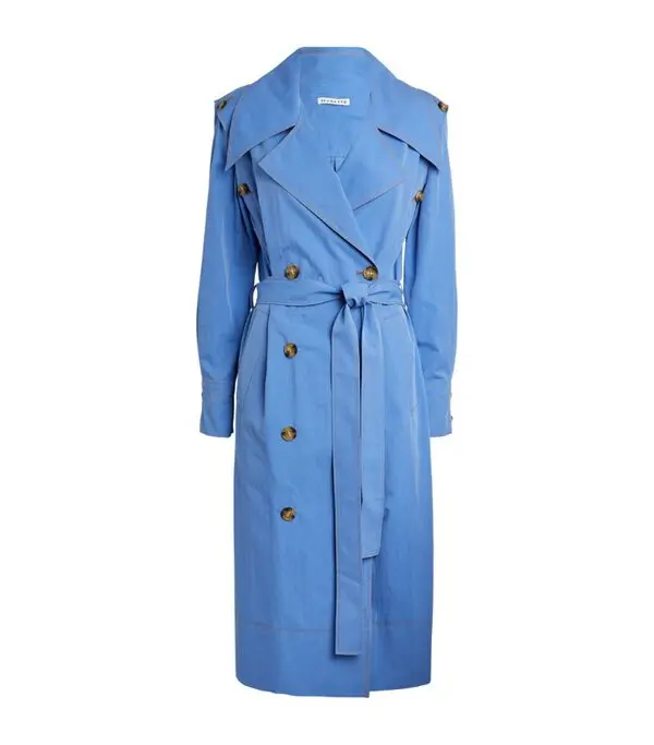 blue trench dress CONCORDE B blueberry main image 0