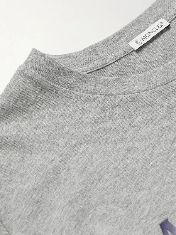 Moncler Logo-print Cotton-jersey T-shirt