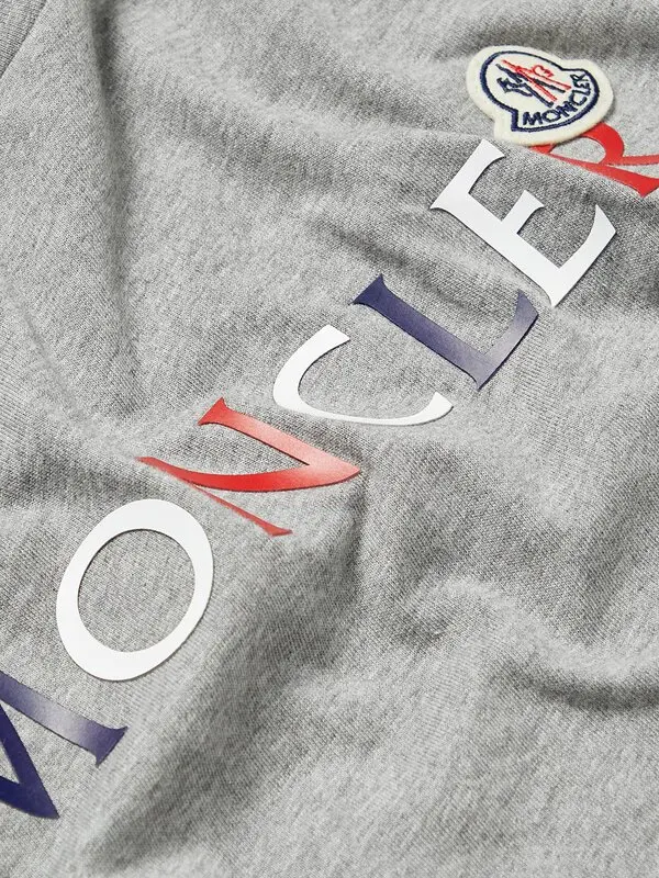 Moncler Logo-print Cotton-jersey T-shirt