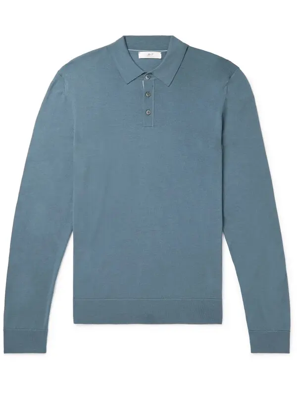 Mr P. Merino Wool Polo Shirt