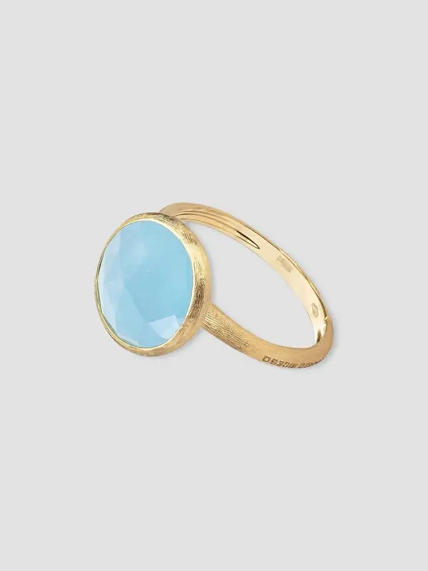 Marco Bicego Jaipur Color 18k Yellow Gold & Cocktail Ring - Blue