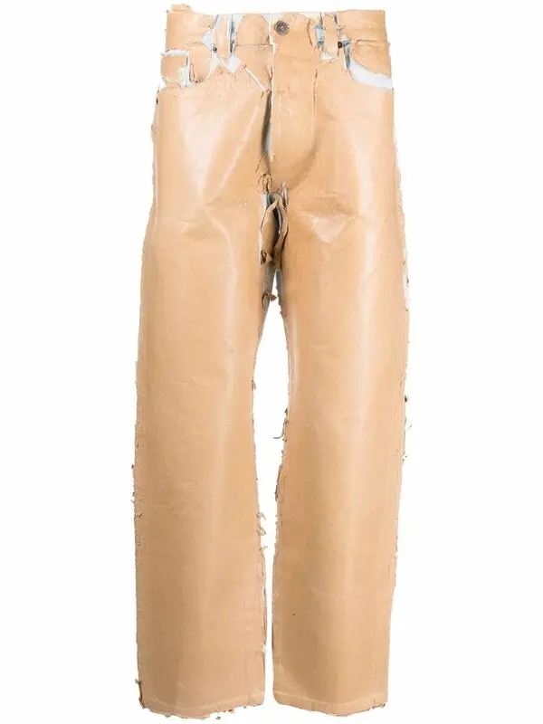 DIESEL® 2010-fs1 Distressed Jeans - Brown