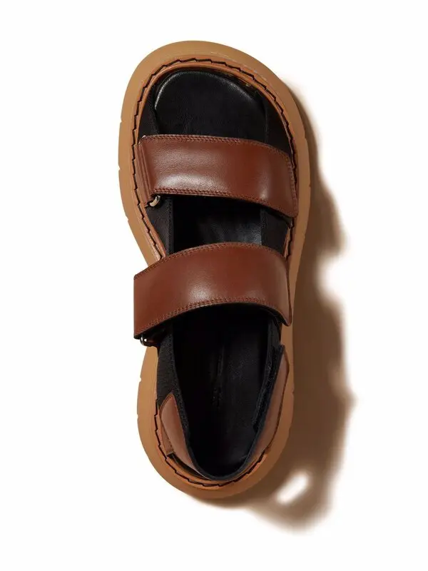 Khaite Murray Leather Sandals