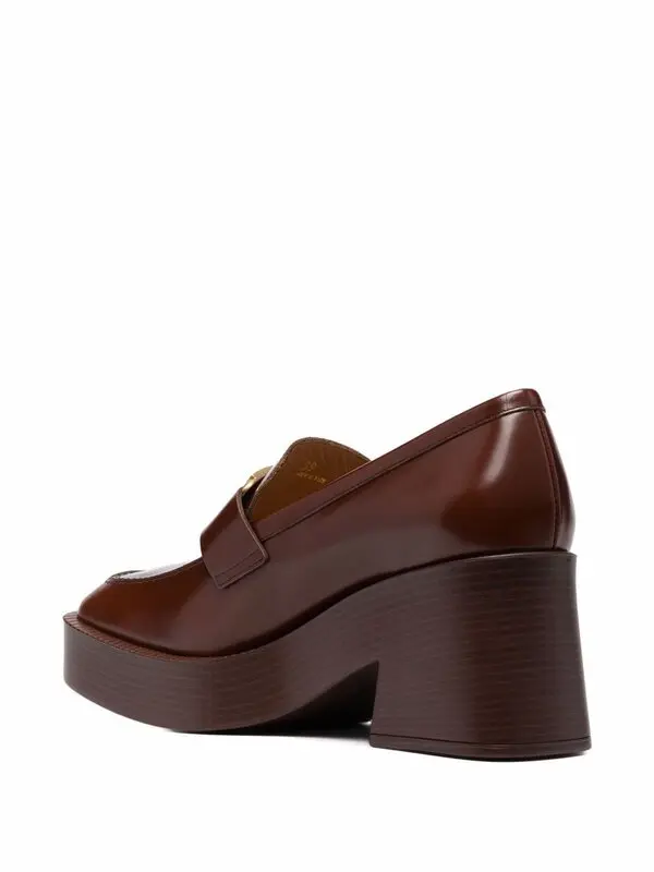 TOD'S Square-toe Leather Loafers