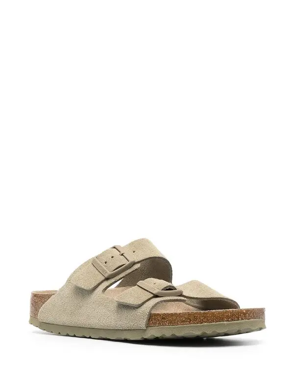 BIRKENSTOCK Arizona Leather Sandals - Green
