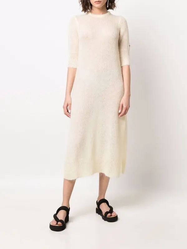 ganni embroidered dress Ganni Embroidered Sheer Net Top