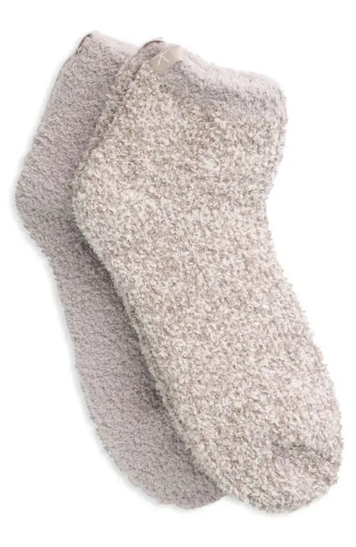 Barefoot Dreams Cozychic™ Ankle Socks 2-pack - Oyster Multi