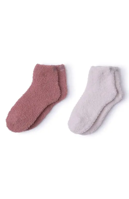 Barefoot Dreams Cozychic™ Ankle Socks 2-pack - Wild Rose Multi