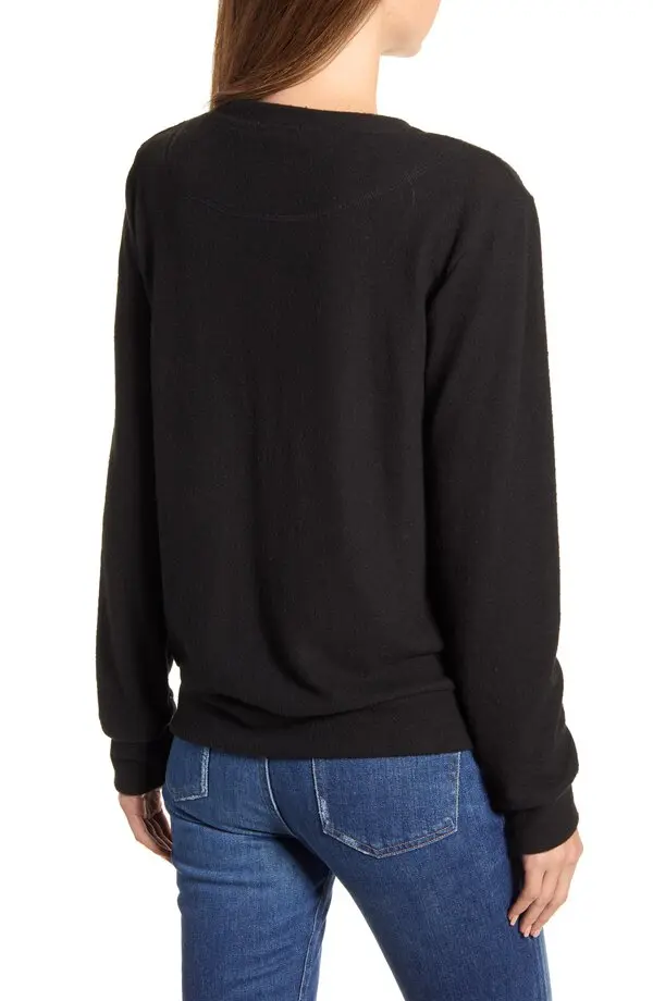 Loveappella Cozy Crewneck Long Sleeve Top