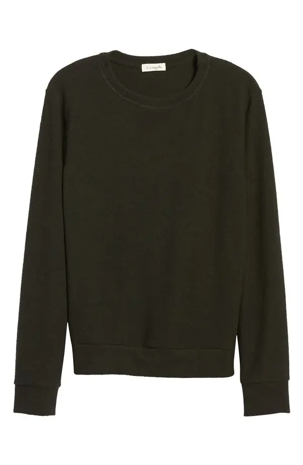 Loveappella Cozy Crewneck Long Sleeve Top