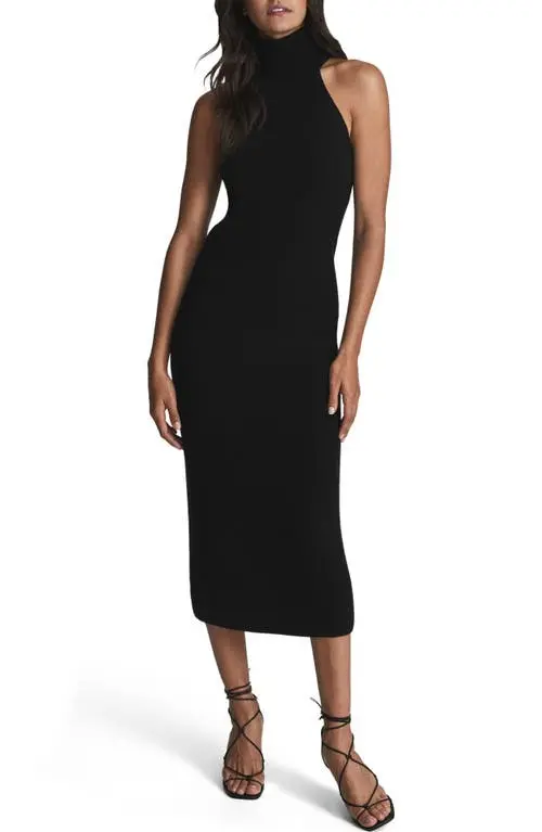 black cashmere sweater dress Comoli Garment Dyed Cashmere Turtleneck Knit Dress Black  Neighbour