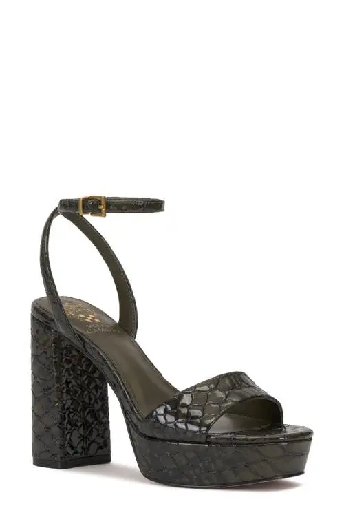 Vince Camuto Pendry Platform Sandals - Deep Forest