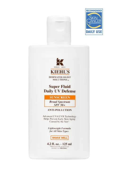 KIEHL'S SINCE 1851 Super Fluid Daily Uv Defense Broad Spectrum Spf 50+ Face Sunscreen - No Color