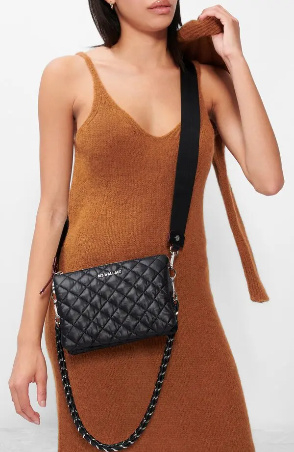 Mz Wallace Crosby Pippa Quilted Crossbody Bag