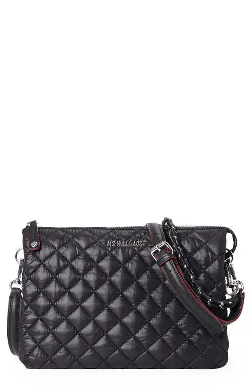 Mz Wallace Large Crosby Pippa Quilted Crossbody Bag - Black