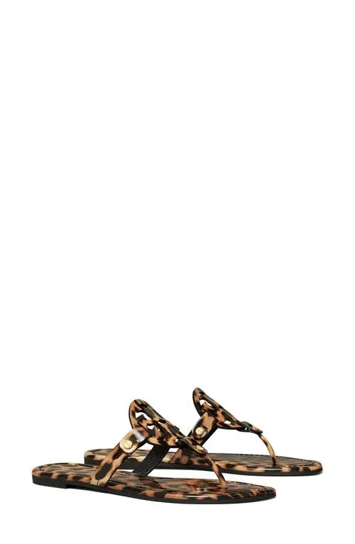 Tory Burch Miller Thong Sandal - Classic Leopard