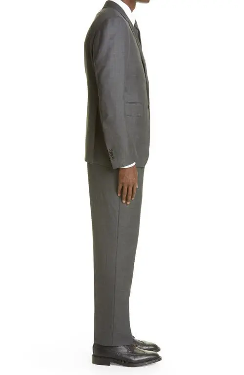Thom Browne Classic Fit Wool Suit - Dark Grey