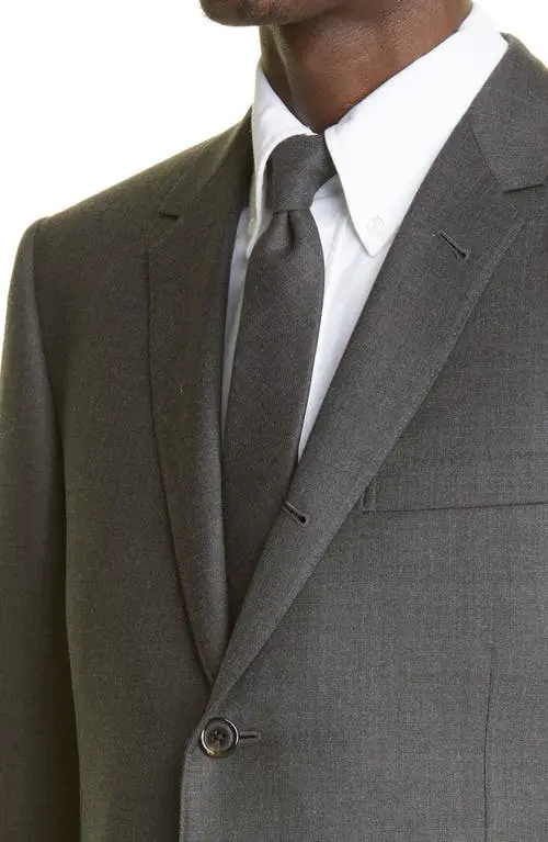 Thom Browne Classic Fit Wool Suit - Dark Grey