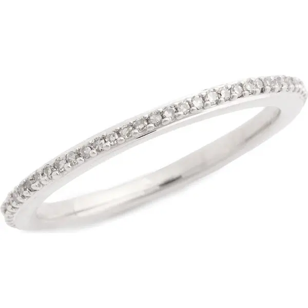 Monica Vinader Diamond Eternity Ring - Diamond/sterling Silver