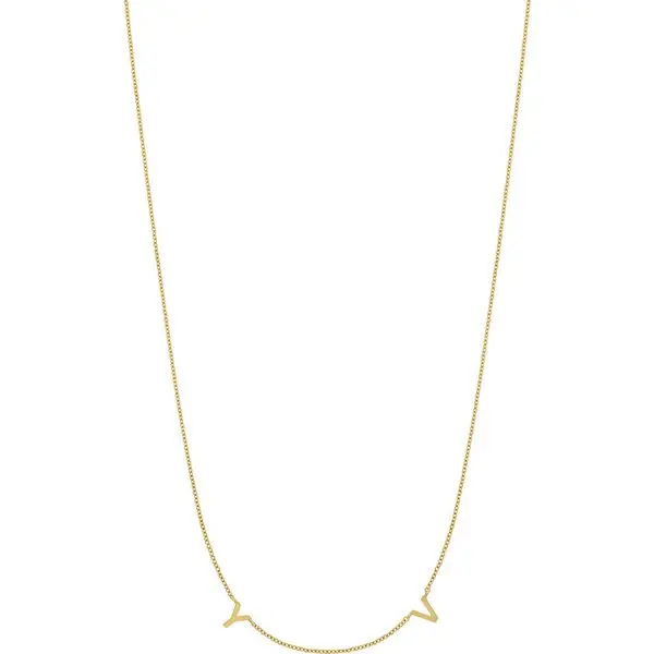 Bony Levy 14k Gold Charm Necklace - 14k Yellow Gold - 2 Charms