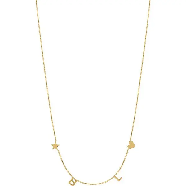 Bony Levy 14k Gold Charm Necklace - 14k Yellow Gold - 4 Charms