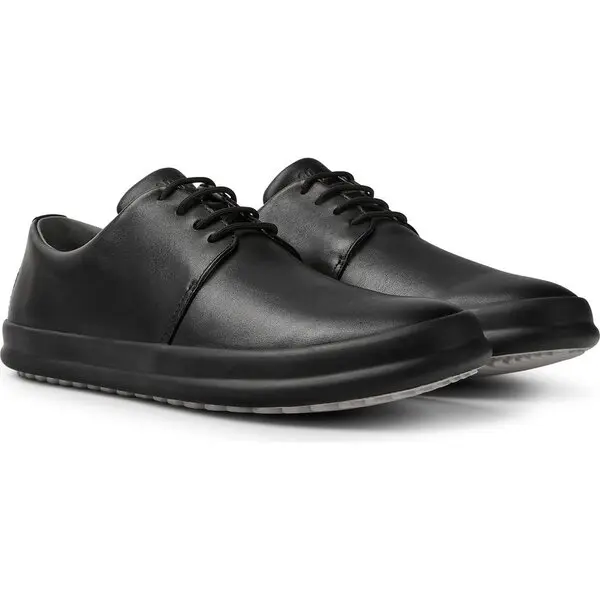 Camper Chasis Leather Sneaker - Black