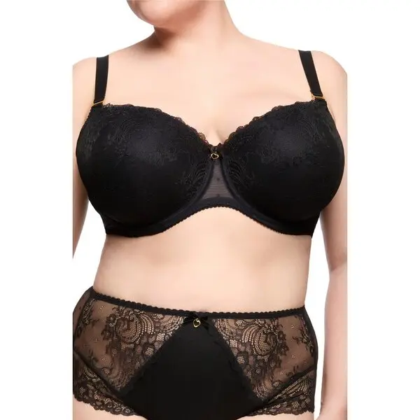 DITA VON TEESE Fiamma Full Figure Molded Bra - Black