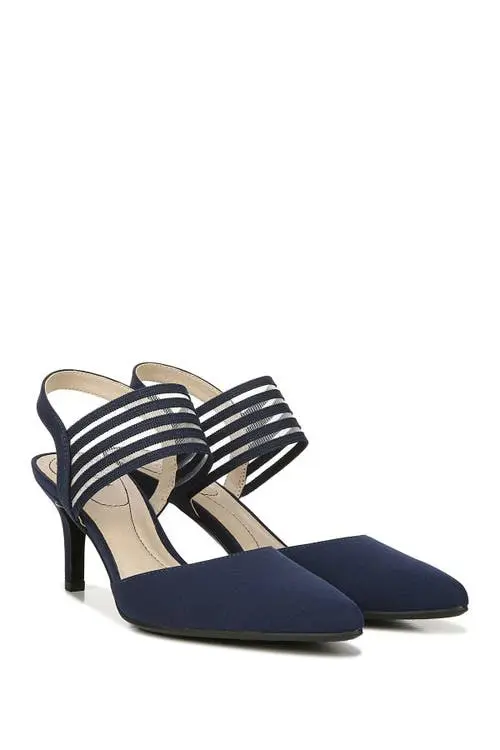 LIFESTRIDE Sanya Pointy-toe Pump - True Navy