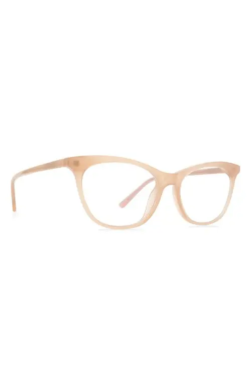 DIFF 51mm Cat Eye Blue Light Blocking Glasses - Rustique/clear