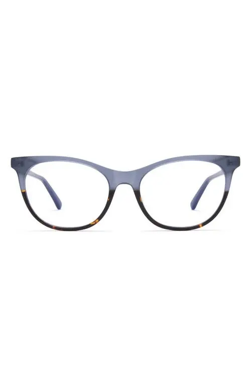 DIFF 51mm Cat Eye Blue Light Blocking Glasses - Sapphire Terrain
