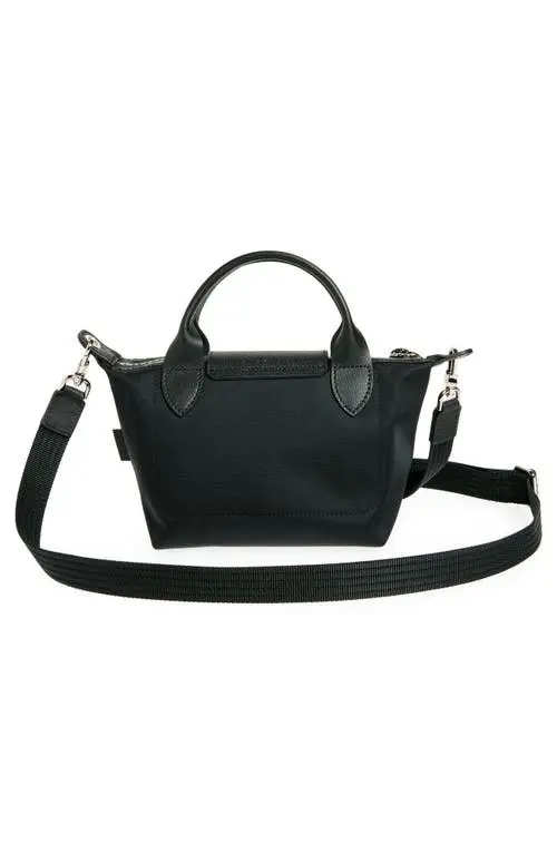 Longchamp Le Pliage Extra Small Crossbody Bag - Black