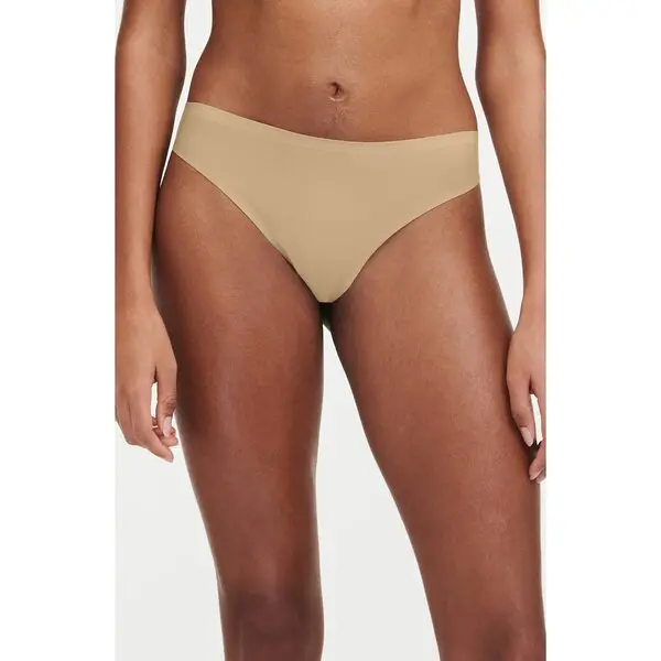 Chantelle 3-pack Soft Stretch Thongs - Beige