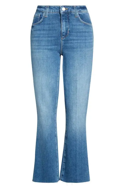 L'AGENCE Kendra High-rise Cropped Flare Jeans - Salinas