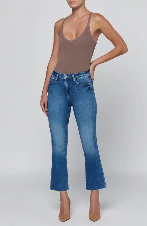 L'AGENCE Kendra High-rise Cropped Flare Jeans - Salinas