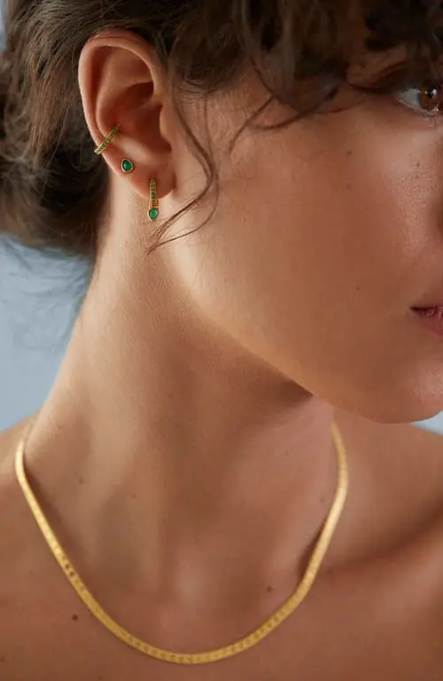 Monica Vinader Teardrop Stud Earrings