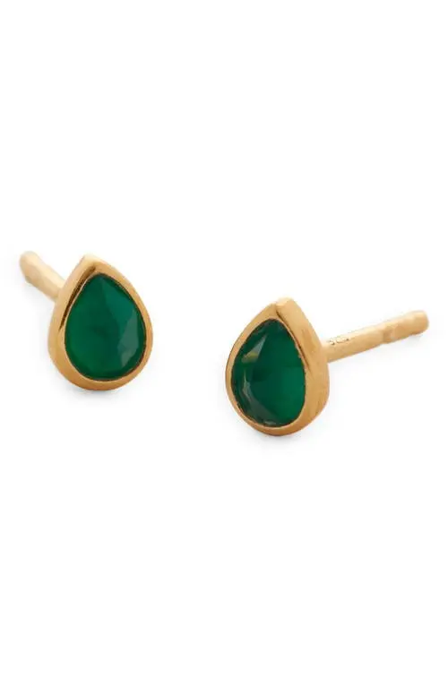 Monica Vinader Teardrop Stud Earrings