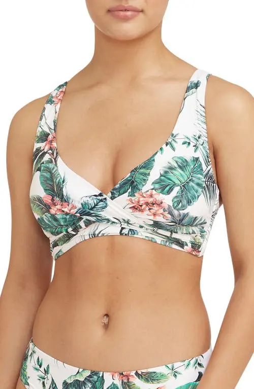 SEA LEVEL Cross Front Bikini Top - White