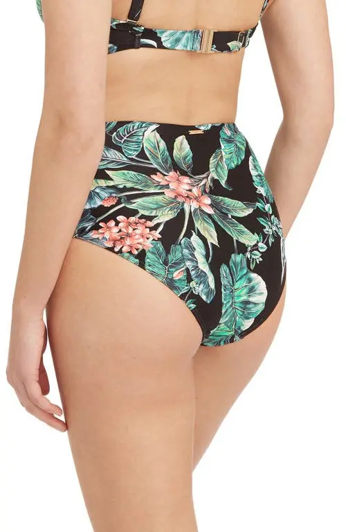 SEA LEVEL Gathered High Waist Bikini Bottoms