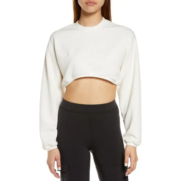 Alo Yoga Crop Sweatshirt - Ivory