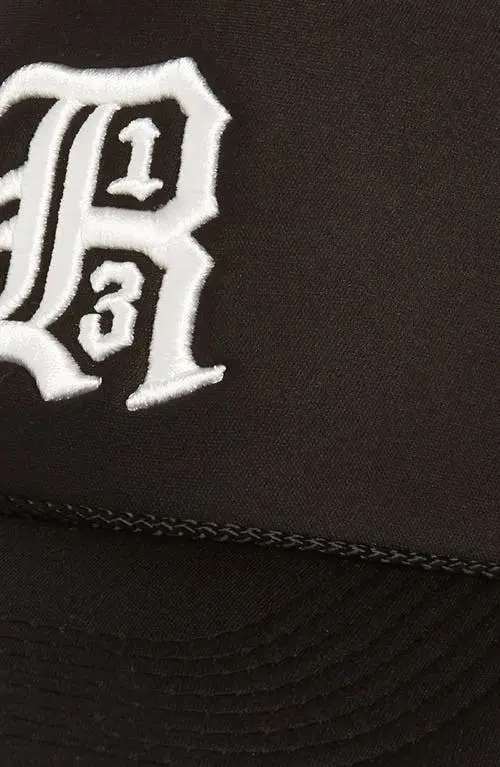 R13 Embroidered Logo Trucker Cap