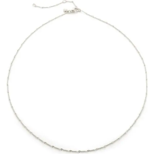 Monica Vinader Fine Twist Choker - Ss