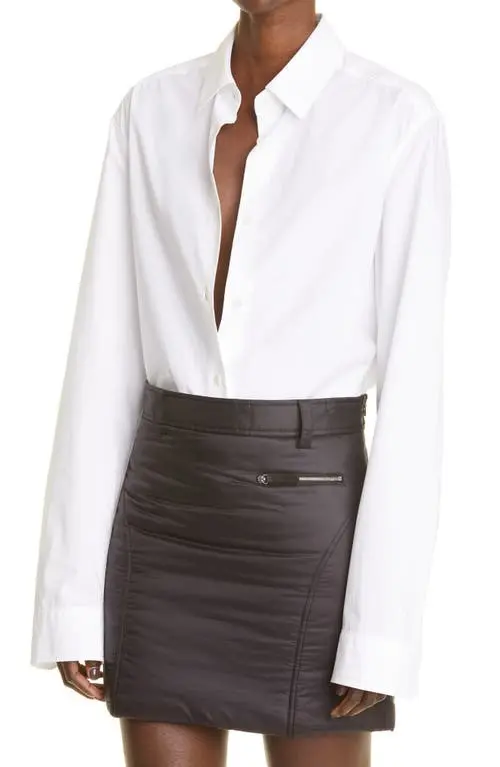 Khaite Argo Cotton Poplin Button-up Shirt